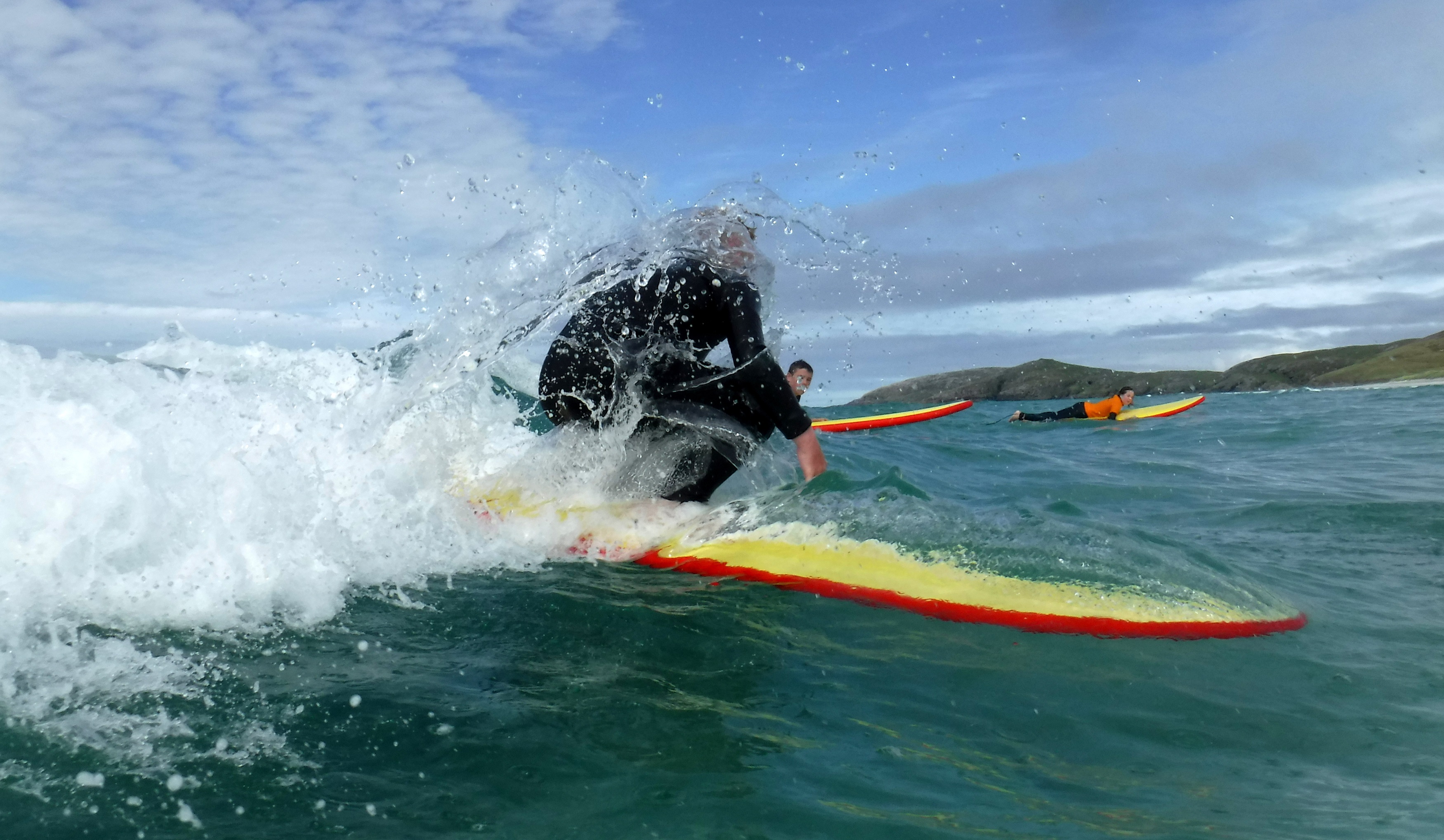 Surfing Lessons on the Isle of Barra, Outer Hebrides